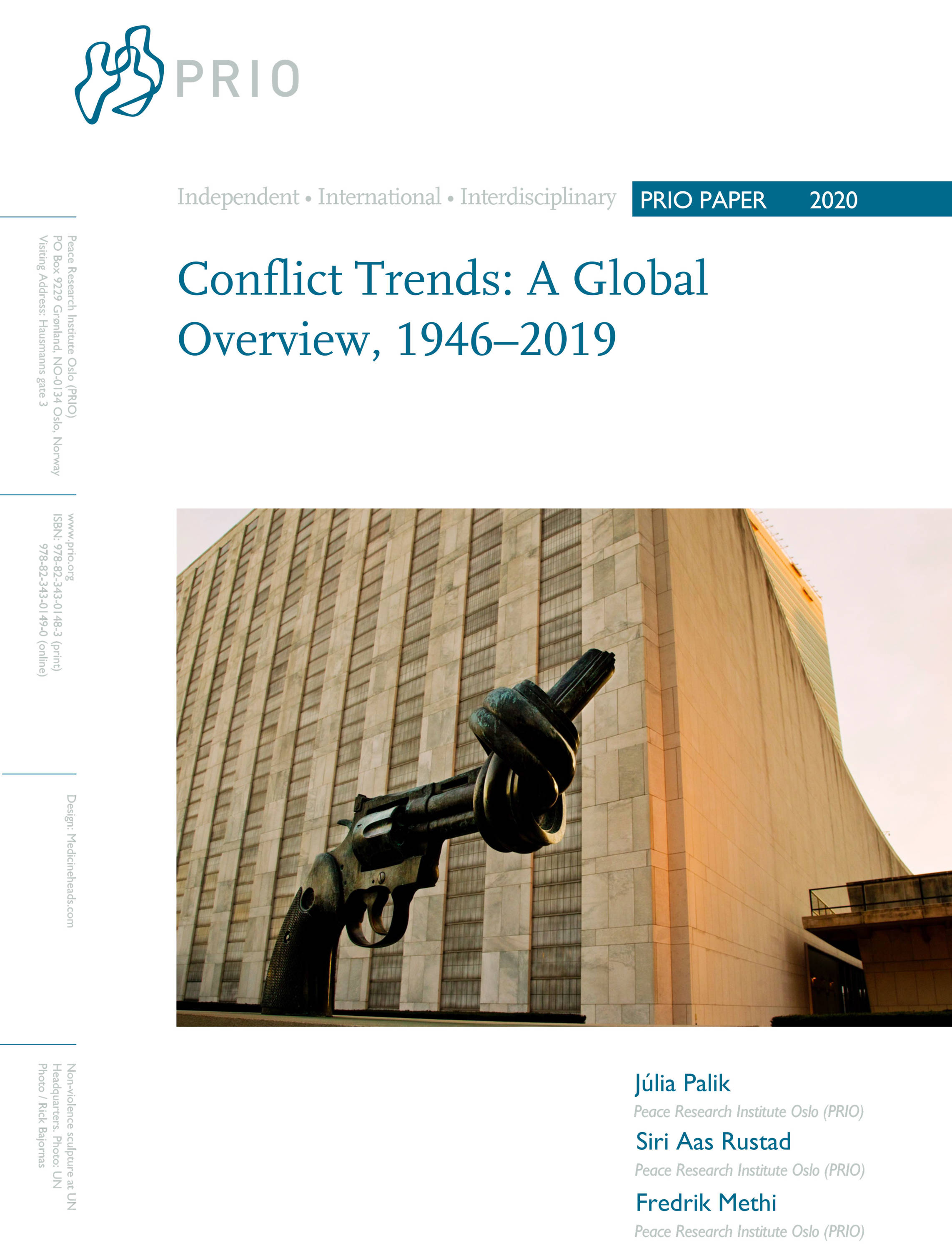 Conflict Trends: A Global Overview, 1946–2019 – Peace Research Institute Oslo (PRIO)